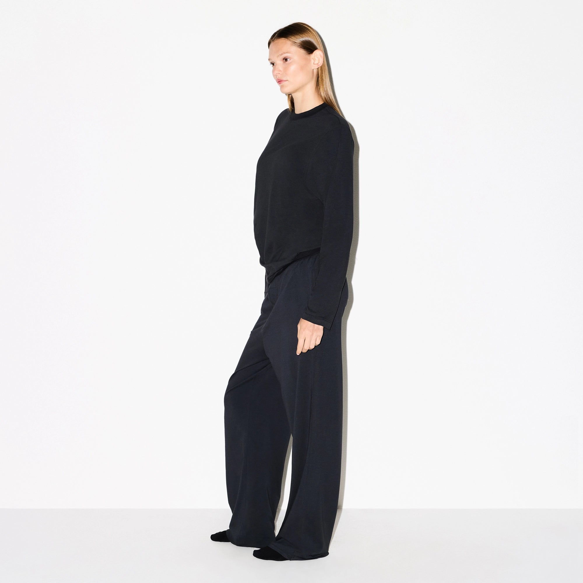 SKIMS Boyfriend Long Sleeve T-Shirt