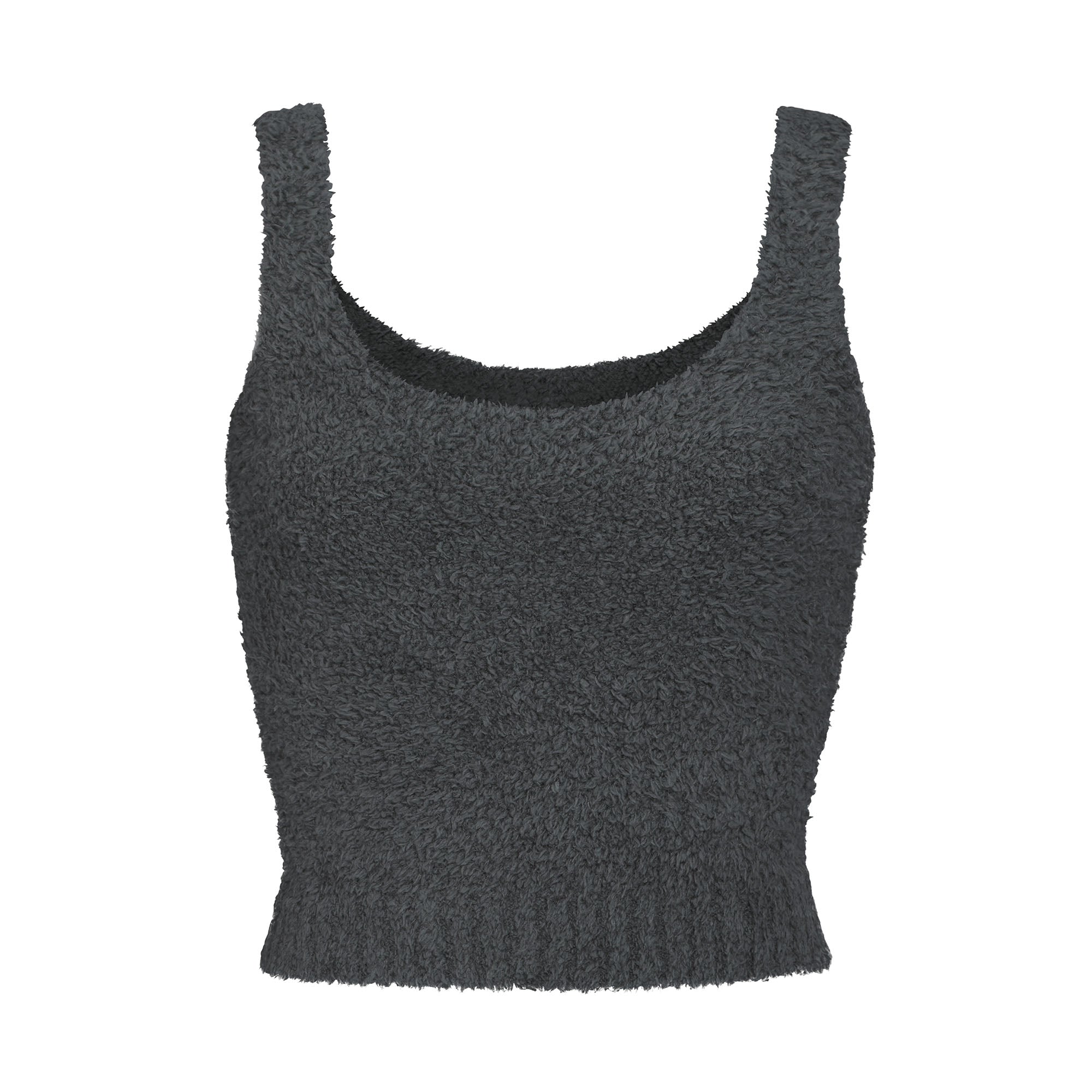 Skims Cozy Knit Tank - Green | Editorialist