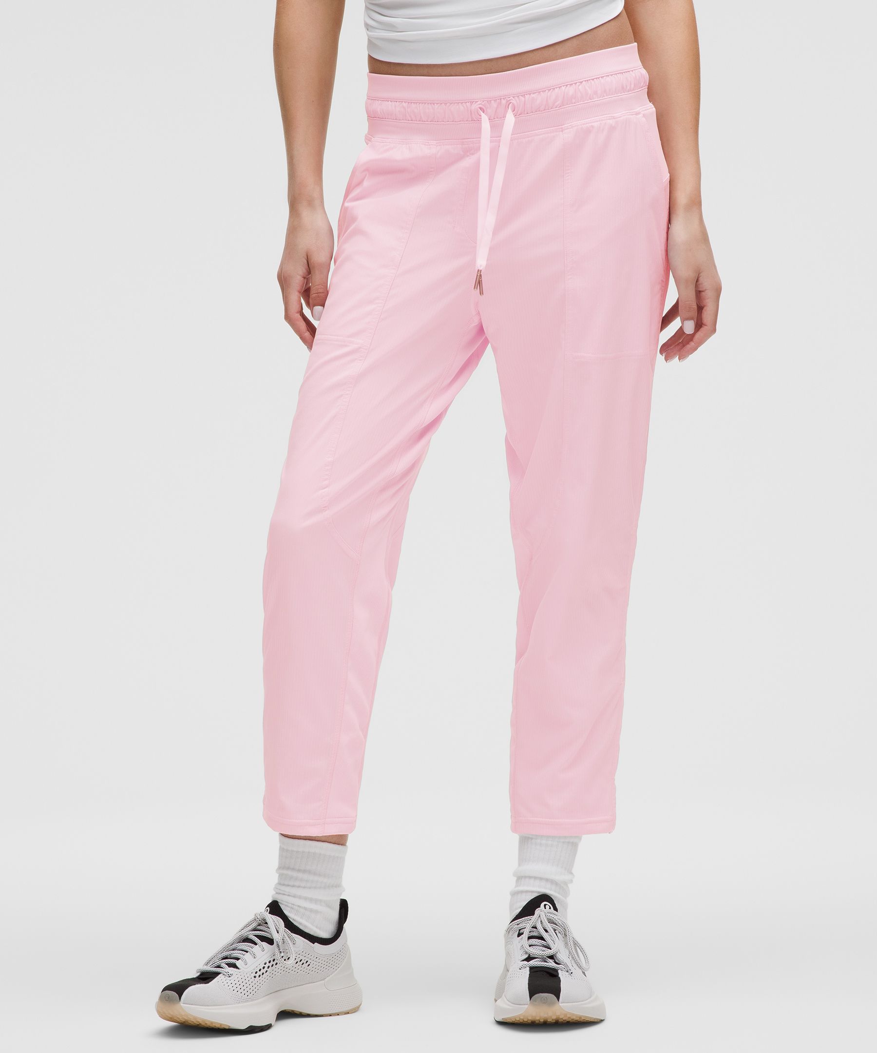 Lululemon Dance Studio Mid-Rise Cropped Pant Pink Organza