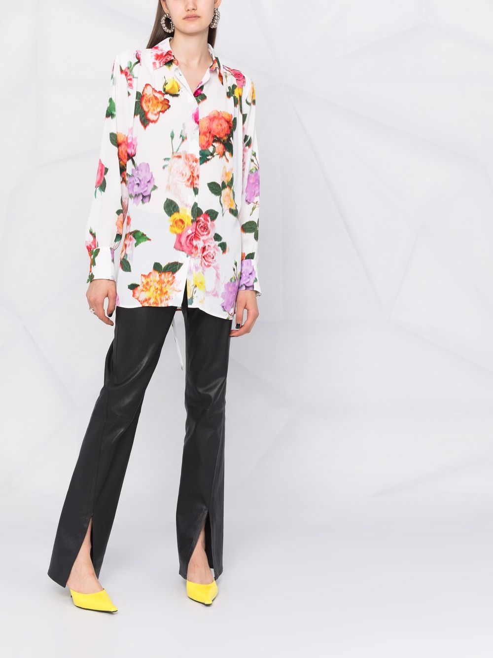 MSGM MSGM Floral-Print Shirt