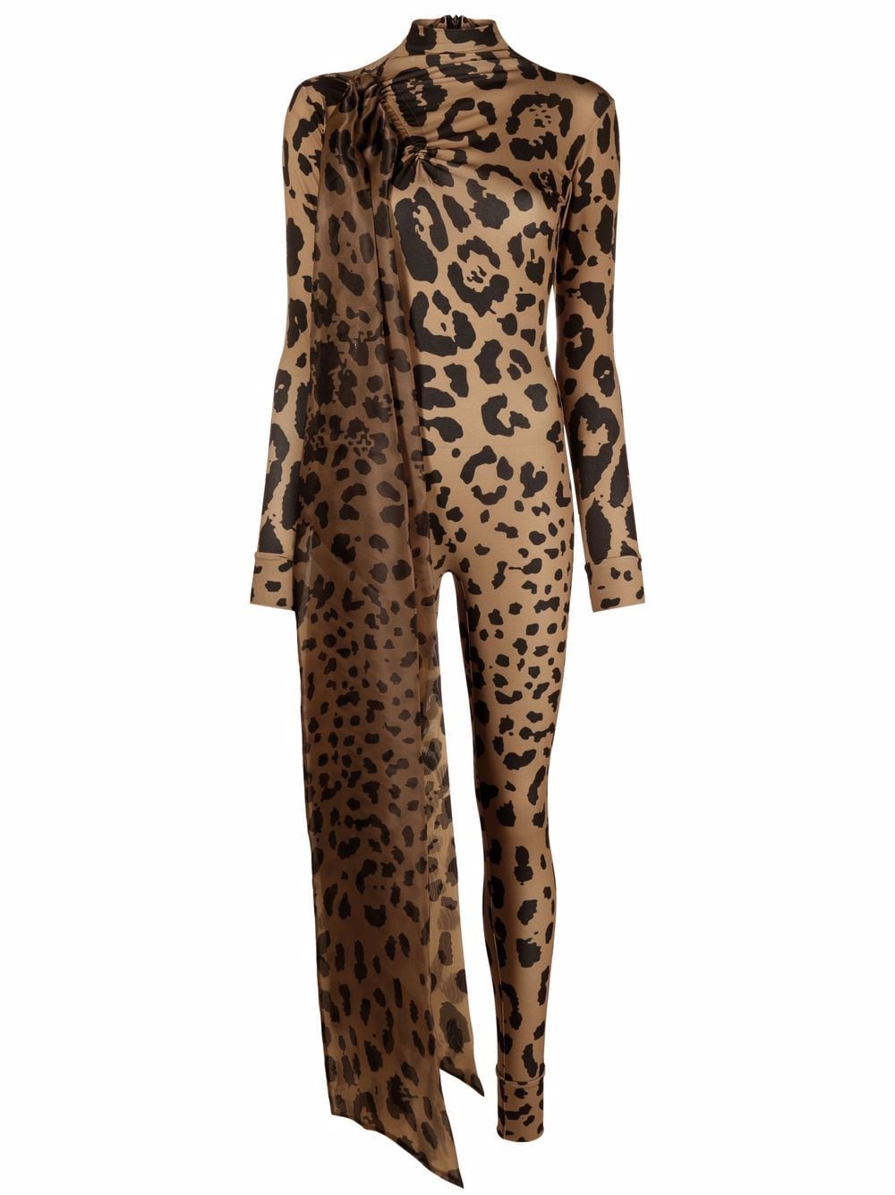 CHRISTIAN LOUBOUTIN Loubi54 Leopard-Print Clutch