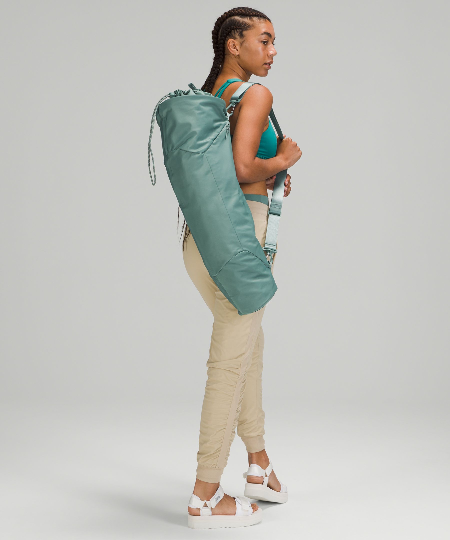 Lululemon Adjustable Yoga Mat Bag - Pink | Editorialist