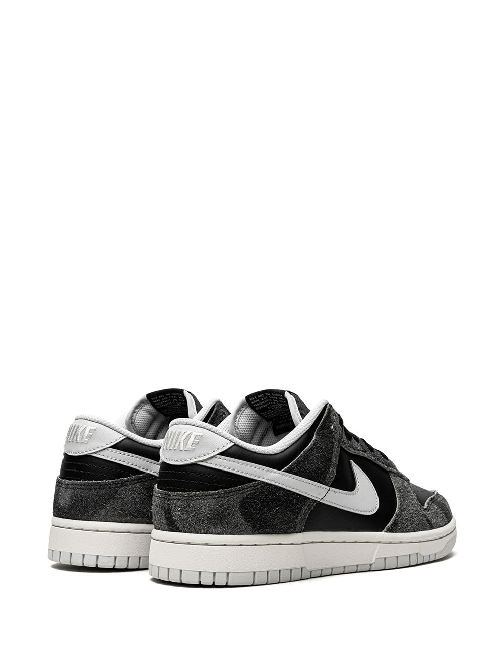 Nike Dunk Low Retro Animal Pack Zebra Sneakers - Black - 38% Off