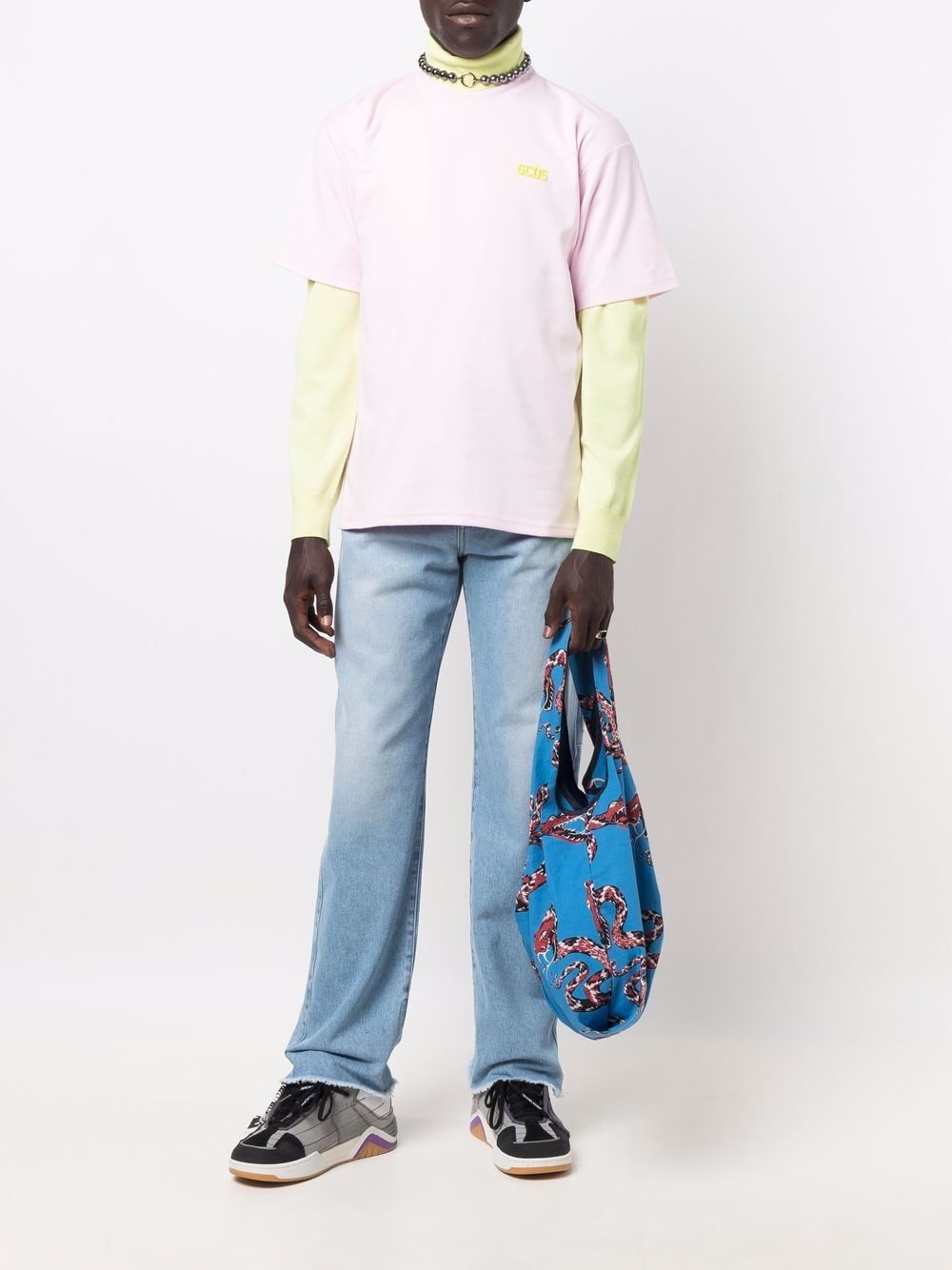 GCDS GCDS Wide-Leg Jeans