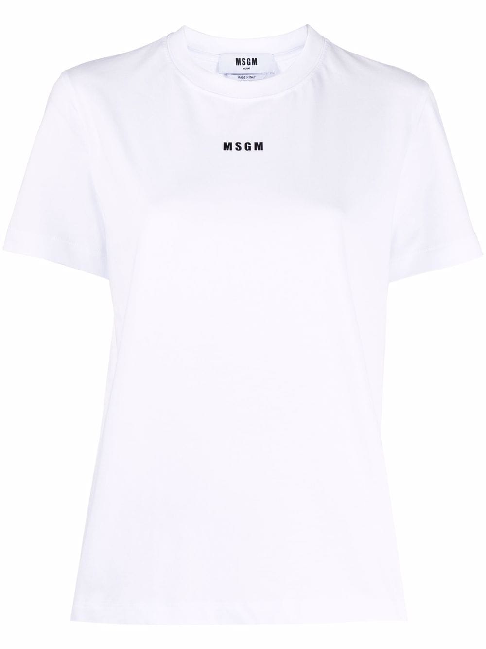 MSGM MSGM Logo Print Cotton T-Shirt
