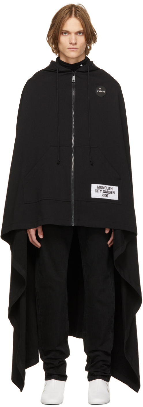 raf simons zip up hoodie