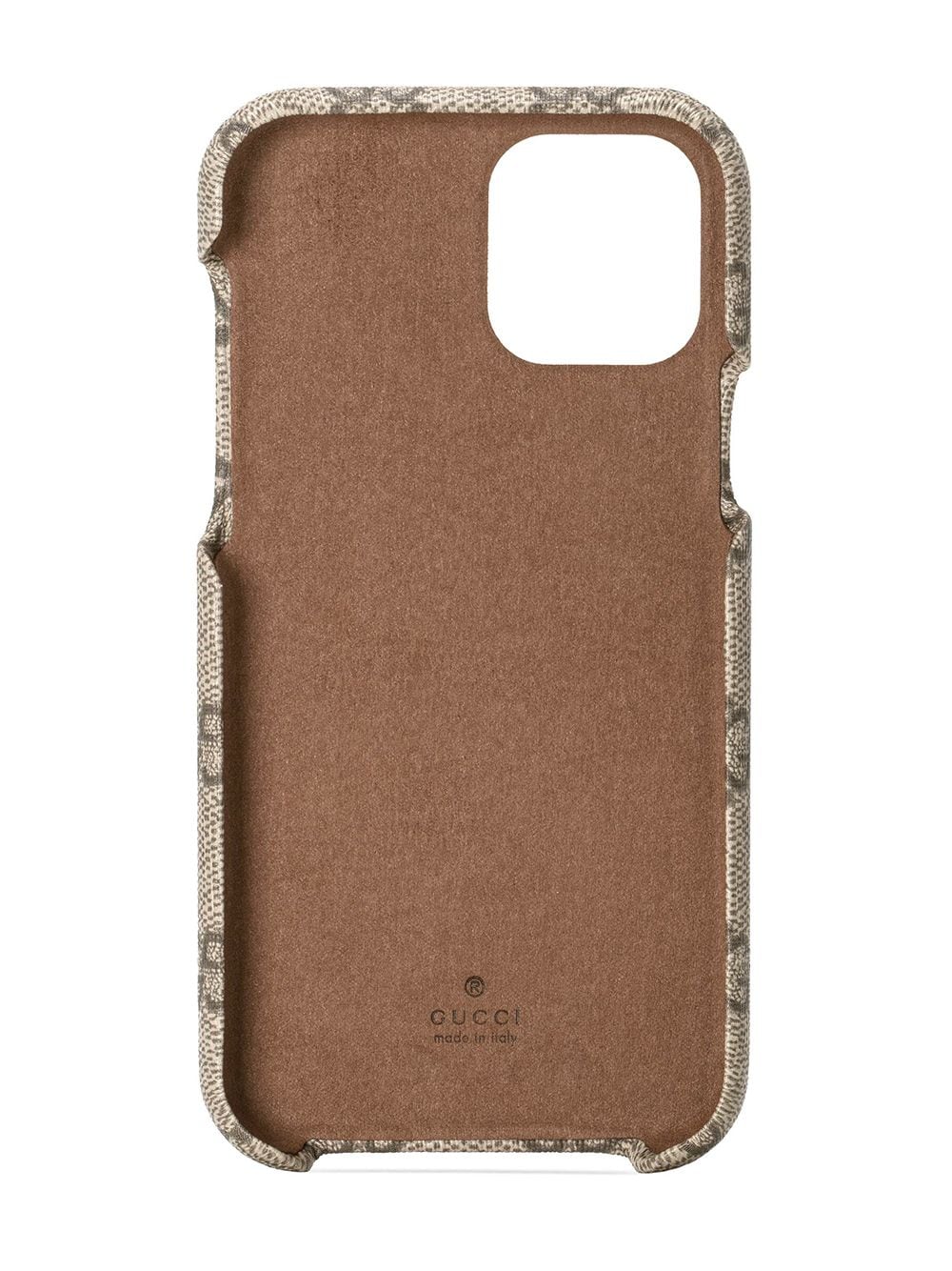 Gucci Ophidia Iphone 12/12 Pro Gg Supreme Phone Case - Neutrals