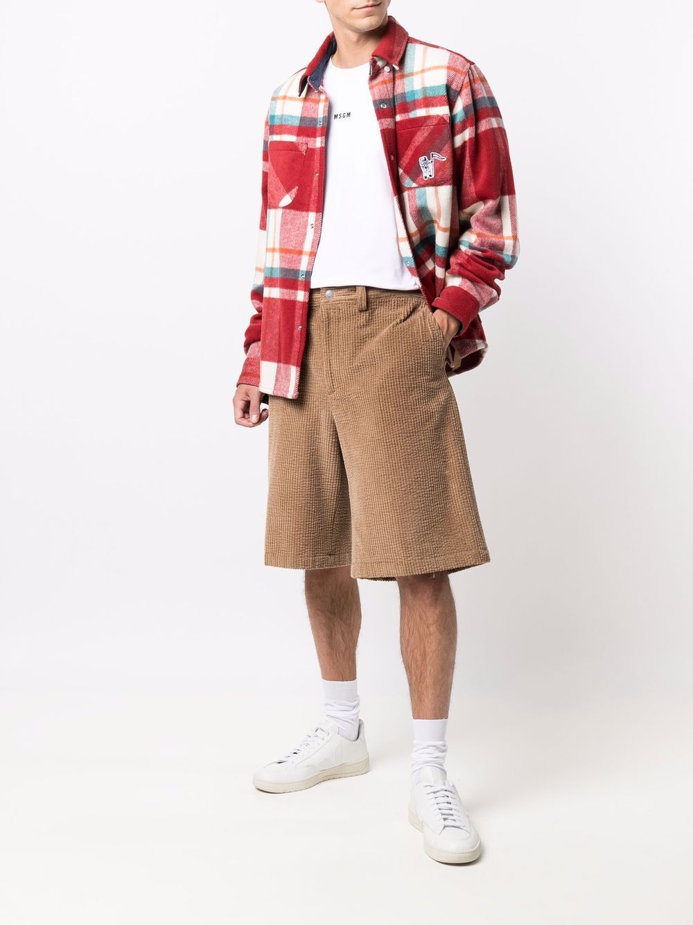 MSGM MSGM Logo Print Cotton T-Shirt