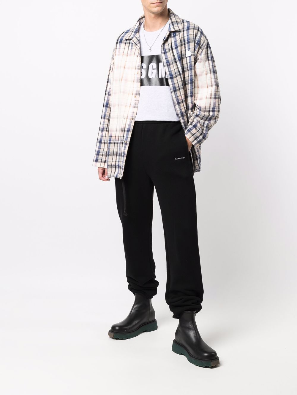 MSGM logo-print cotton t-shirt