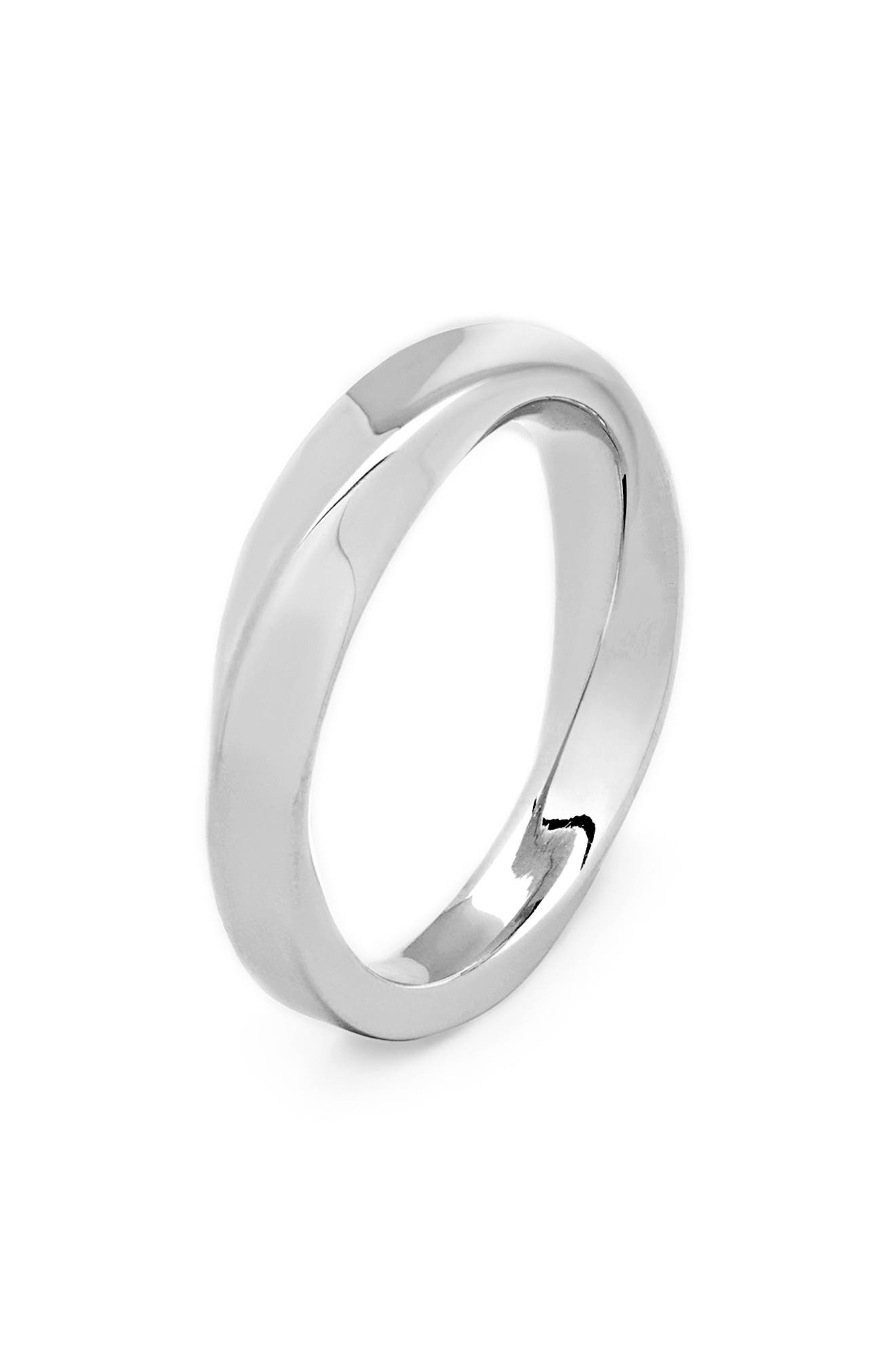 Tom Wood Slim Infinity Band Ring - Silver | Editorialist