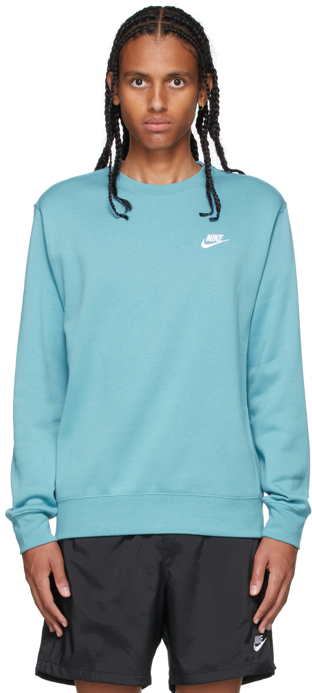 nike sportswear club fleece cerulean