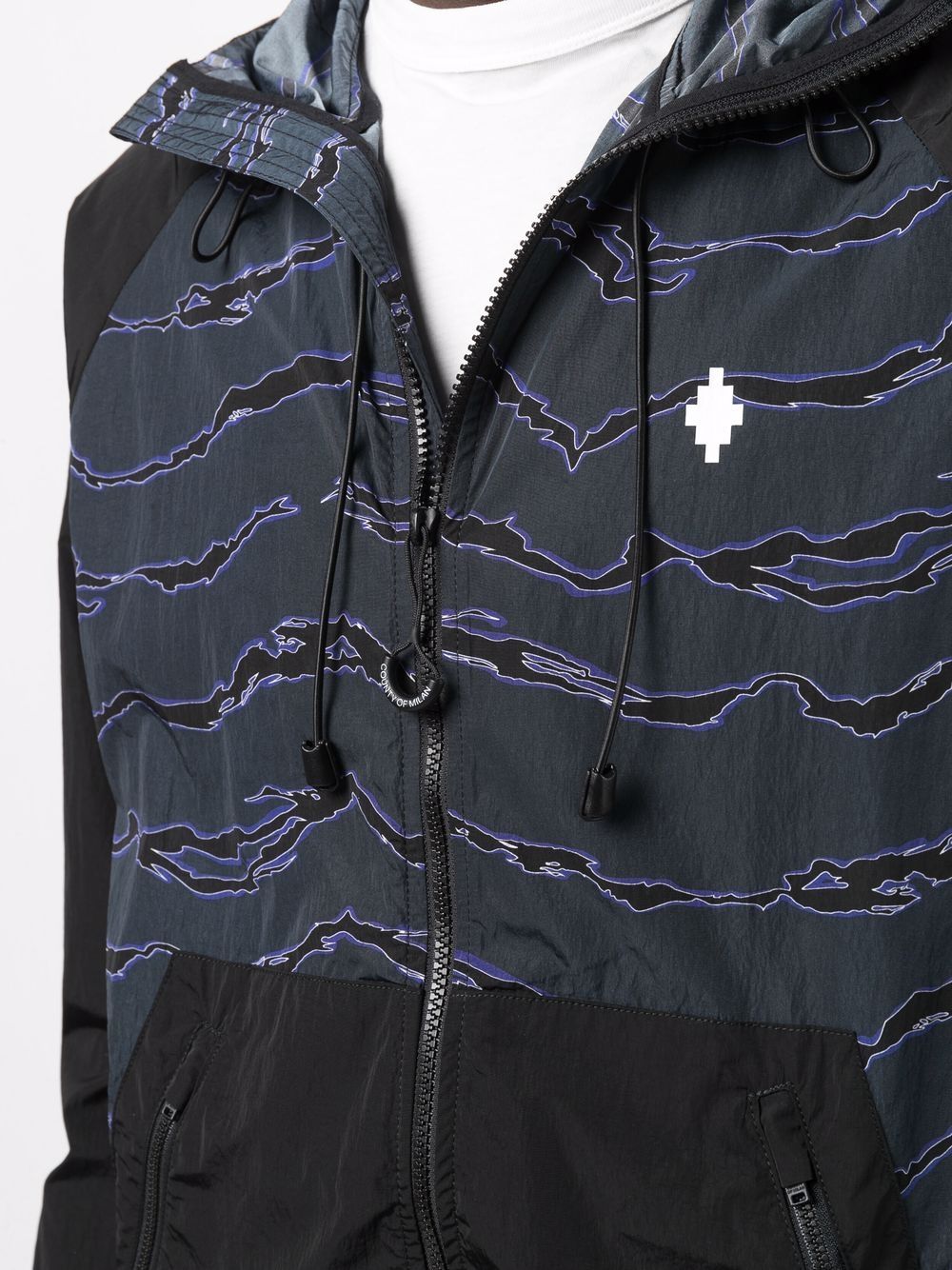 COUNTY OF MILAN Marcelo Burlon County of Milan Camouflage Windbreaker Jacket