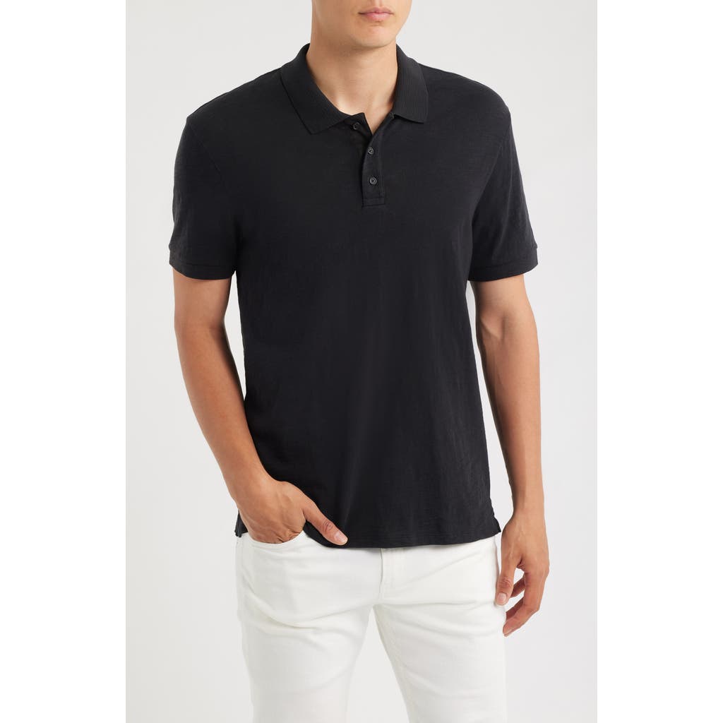VINCE Cotton Slub Jersey Polo