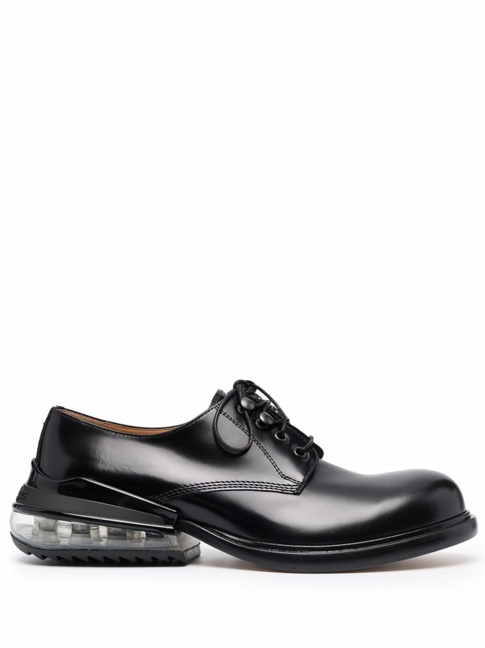 靴 Maison Margiela Airbag Lace Up Derby Maison Margiela Airbag-Heel Derby Shoes - Black | Editorialist