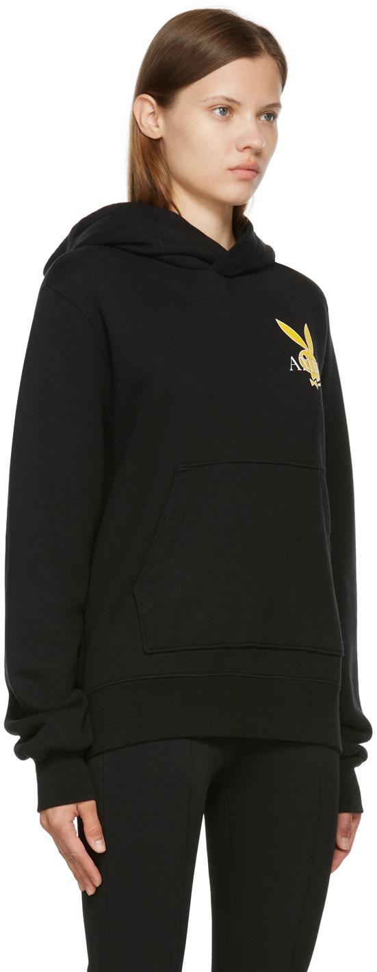 新品同様 AMIRI PLAYBOY COVER BUNNY HOODIE S Amiri Playboy Edition Cover Bunny Hoodie In Black - 48% Off