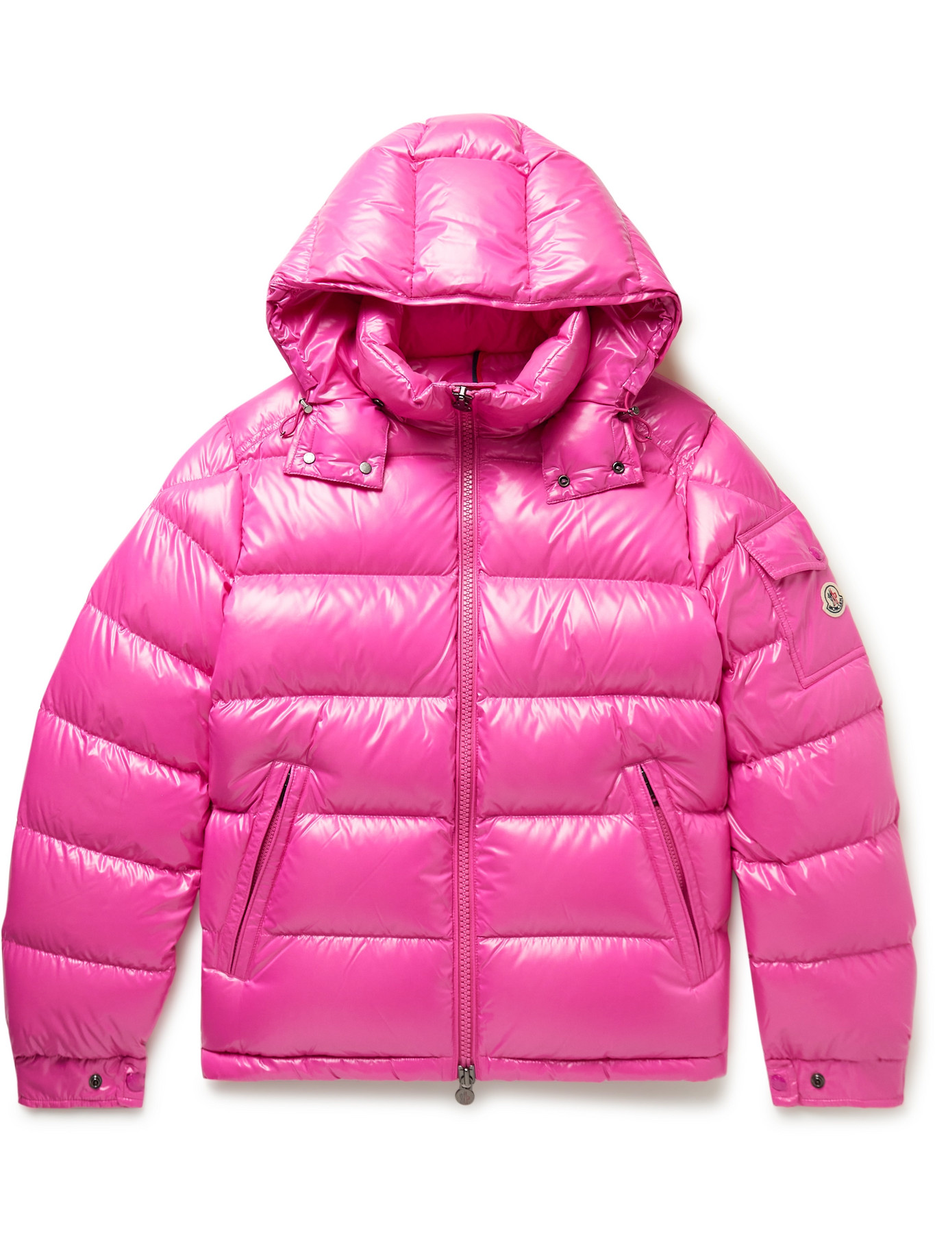 pinku1o3o様 MAYA GIUBBTTO MAYA JACKET Moncler Maya Quilted Shell Down Jacket - Pink | Editorialist