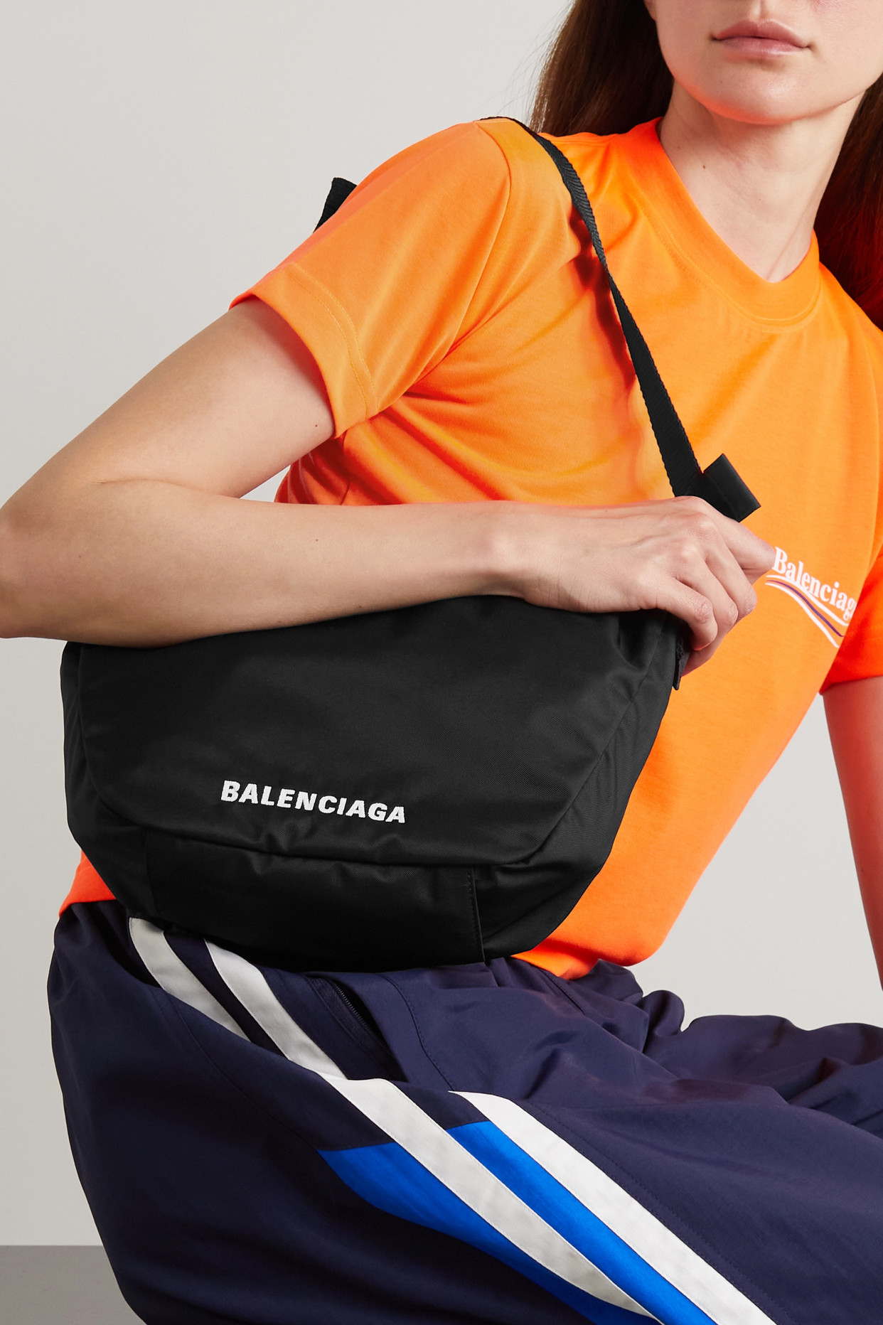 balenciaga shell bag