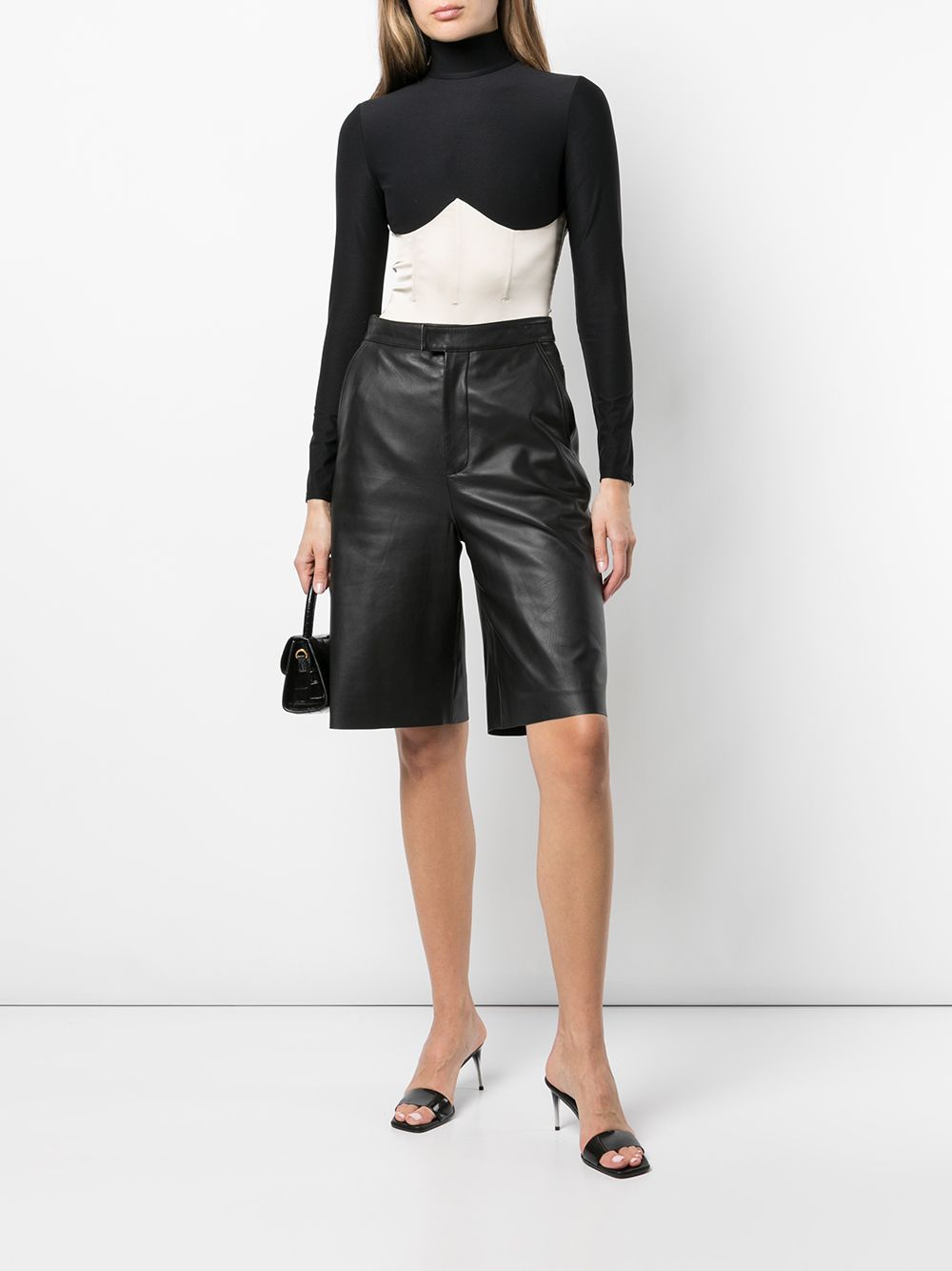 FLEUR DU MAL Fleur Du Mal Mock Neck Bodysuit