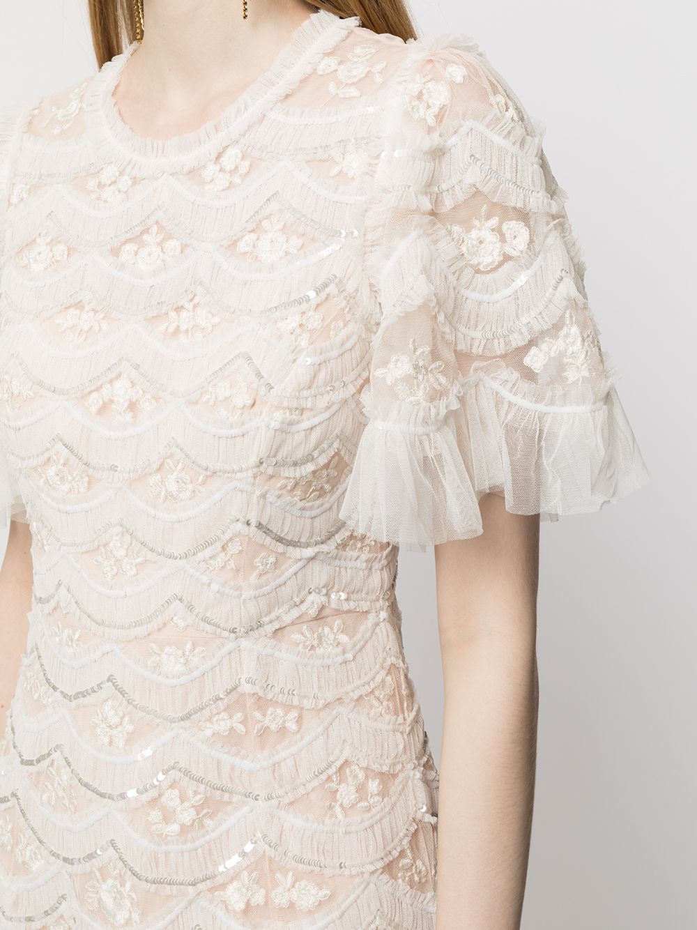 needle and thread alaska midi dress Charlize Theron's Mini Dress Has Us Seriously Reconsidering Summer Sparkles  And Sequins