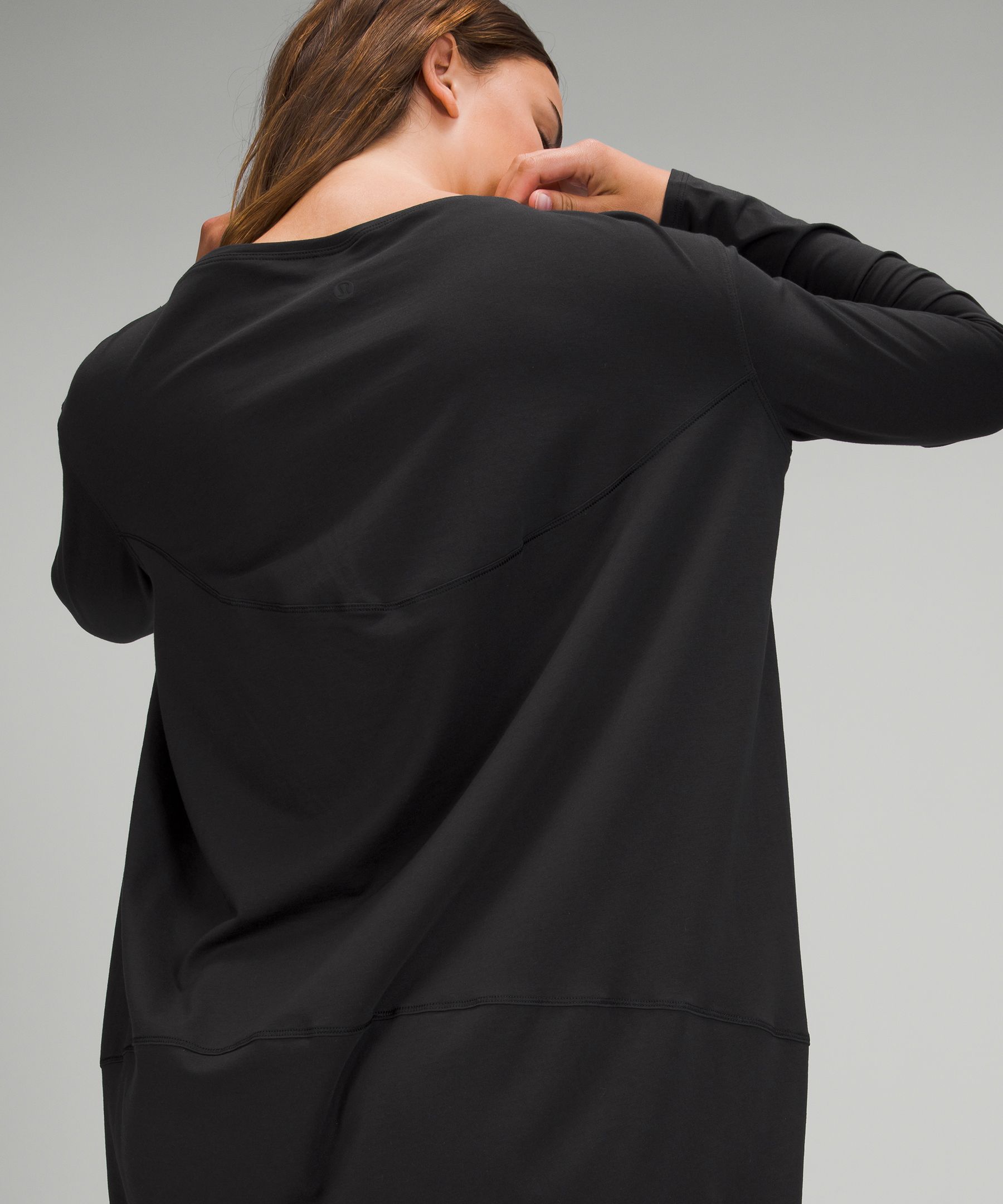 back in action long sleeve dress lululemon Back in Action Long Sleeve Dress, BRONZE GREEN