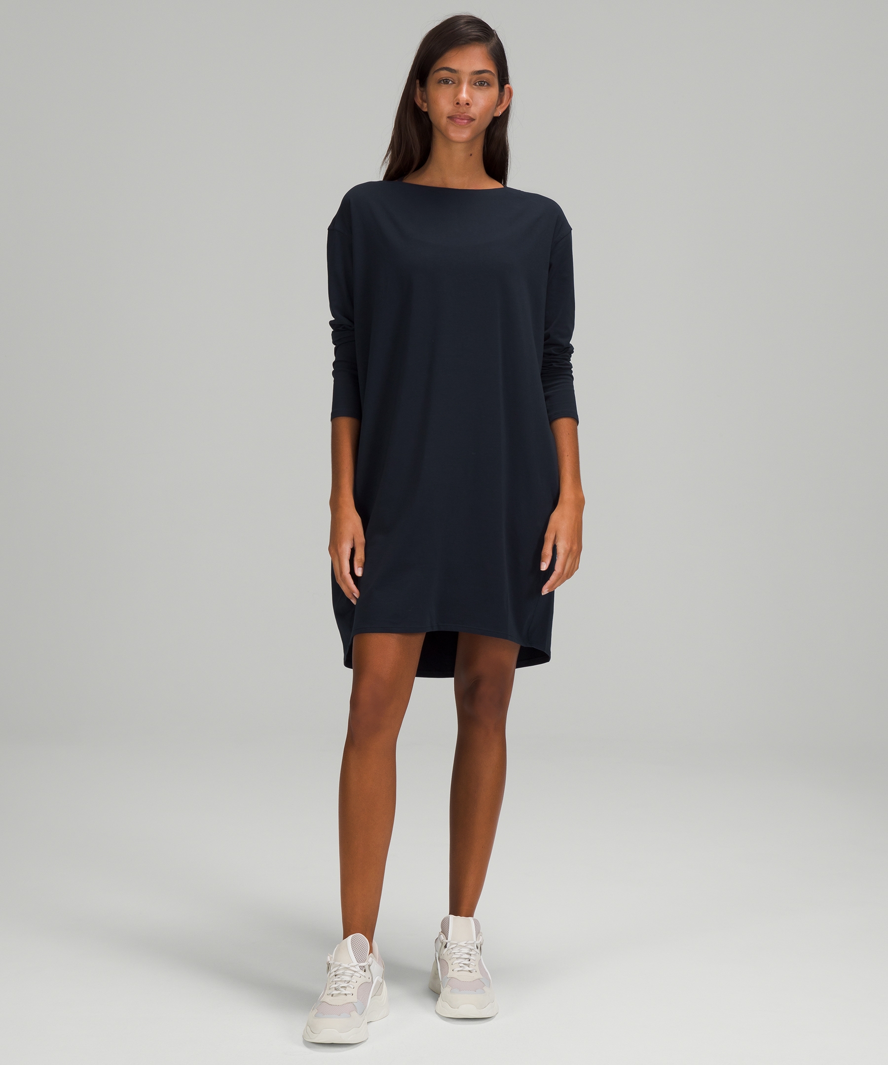 back in action long sleeve dress Open back long sleeve gown