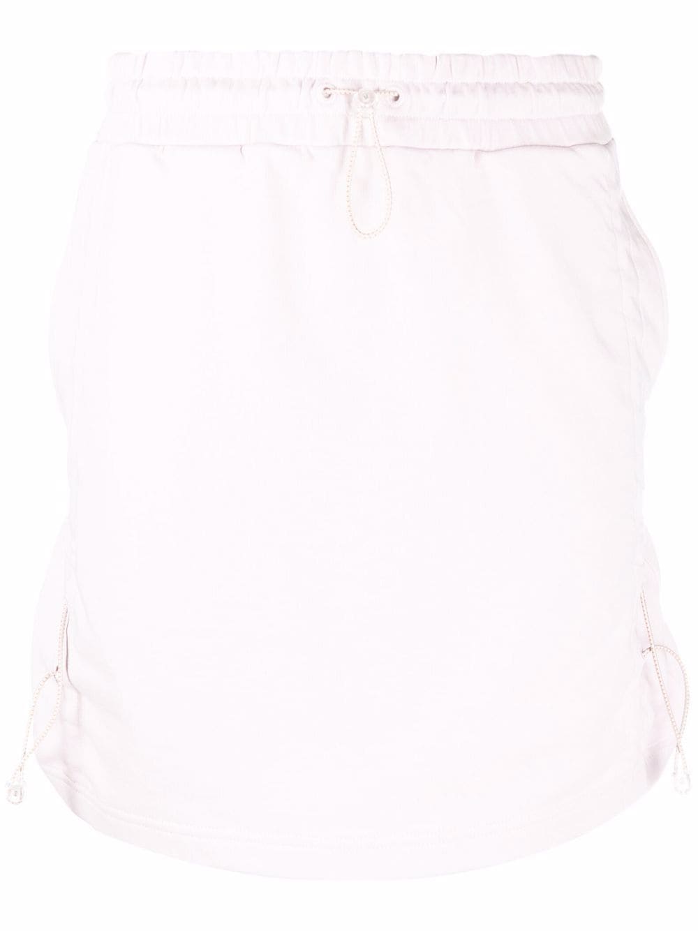 ALEXANDER MCQUEEN Draped Cotton Miniskirt