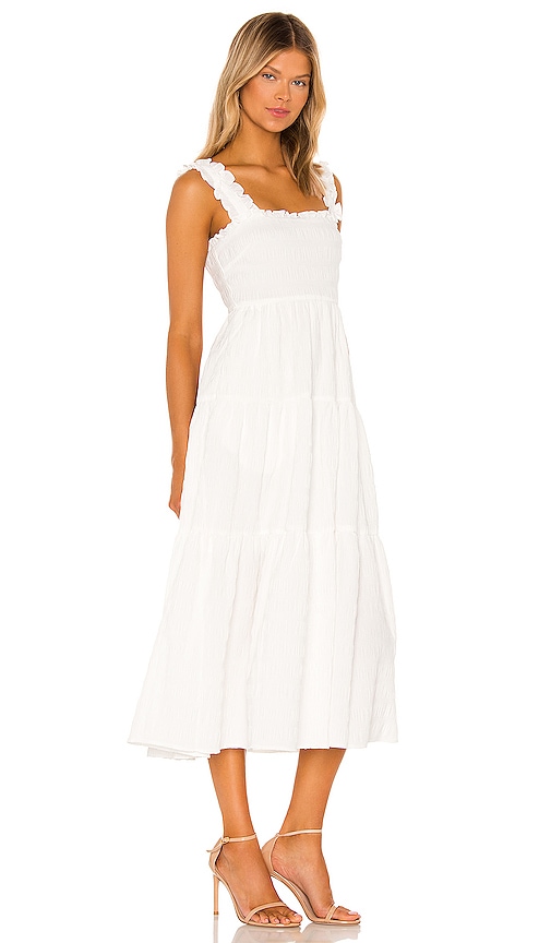 MAJORELLE MAJORELLE Ruffled Midi Dress