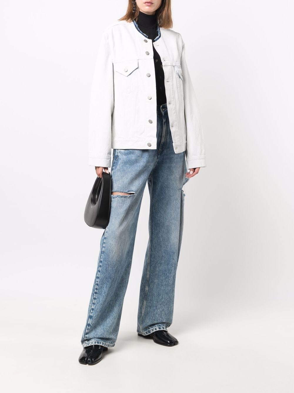 MAISON MARGIELA Maison Margiela Collarless Denim Jacket