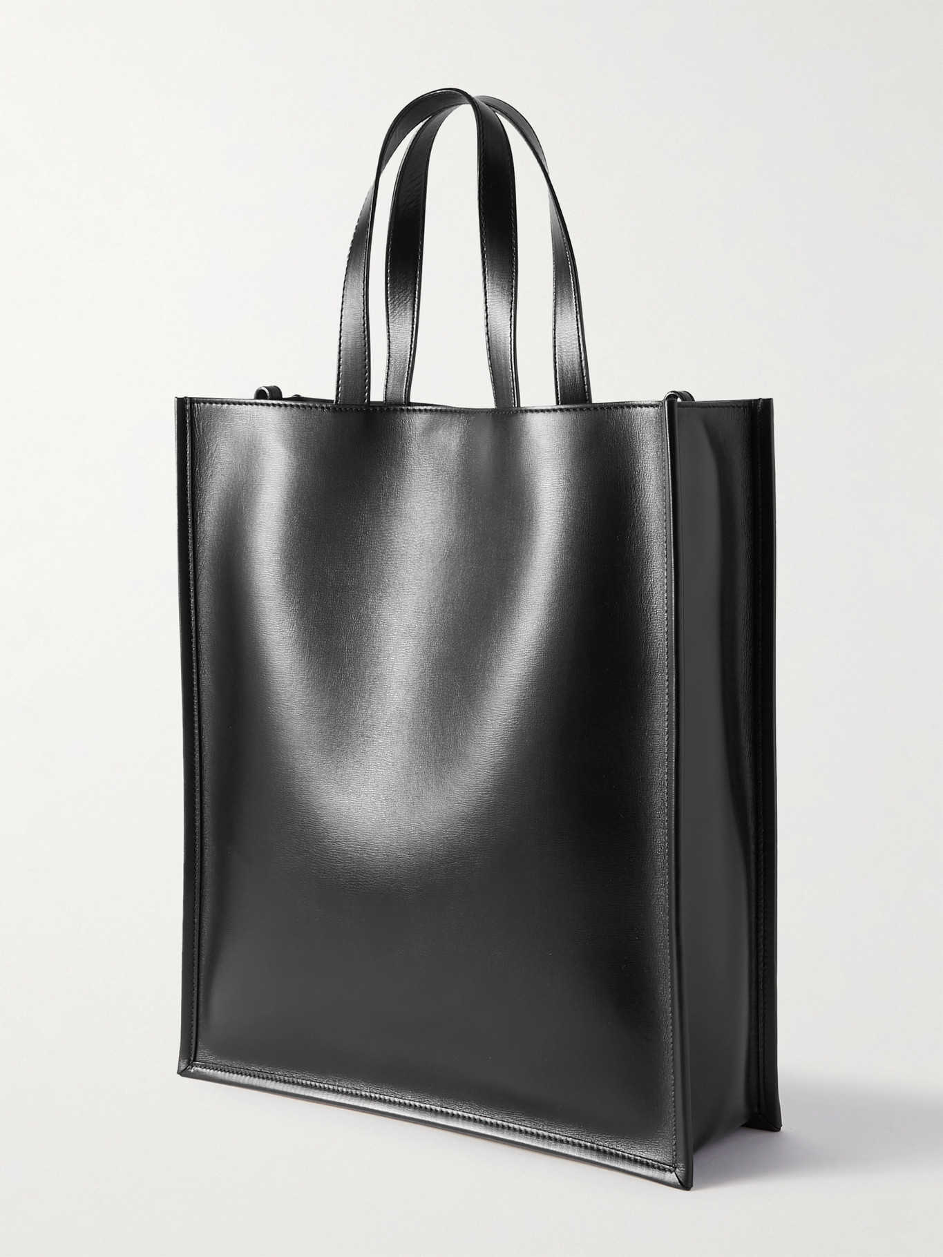 特価/Alexander McQueen NORTH SOUTH /トートバッグ Alexander Mcqueen North South Logo-Embossed Leather Tote Bag