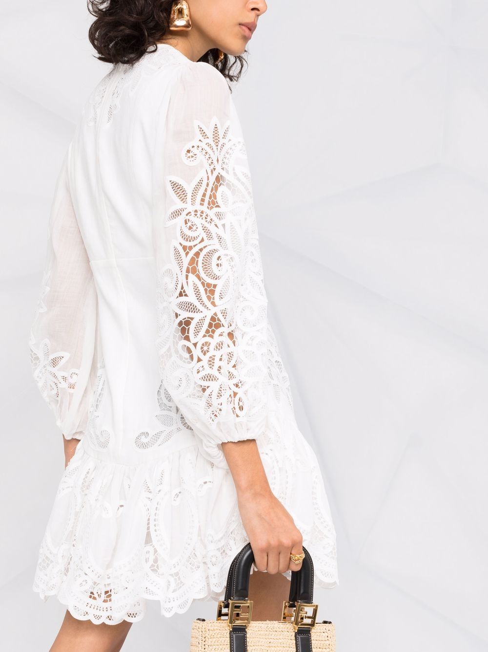 valeria cutout lace-up sequin beaded formal dress Valeria Cutout Lace-Up Sequin Beaded Formal Dress main image 0