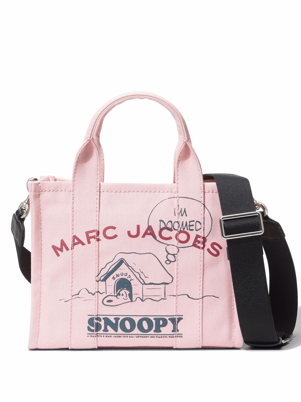Marc Jacobs X Peanuts The Snoopy Mini Tote Bag - Pink | Editorialist