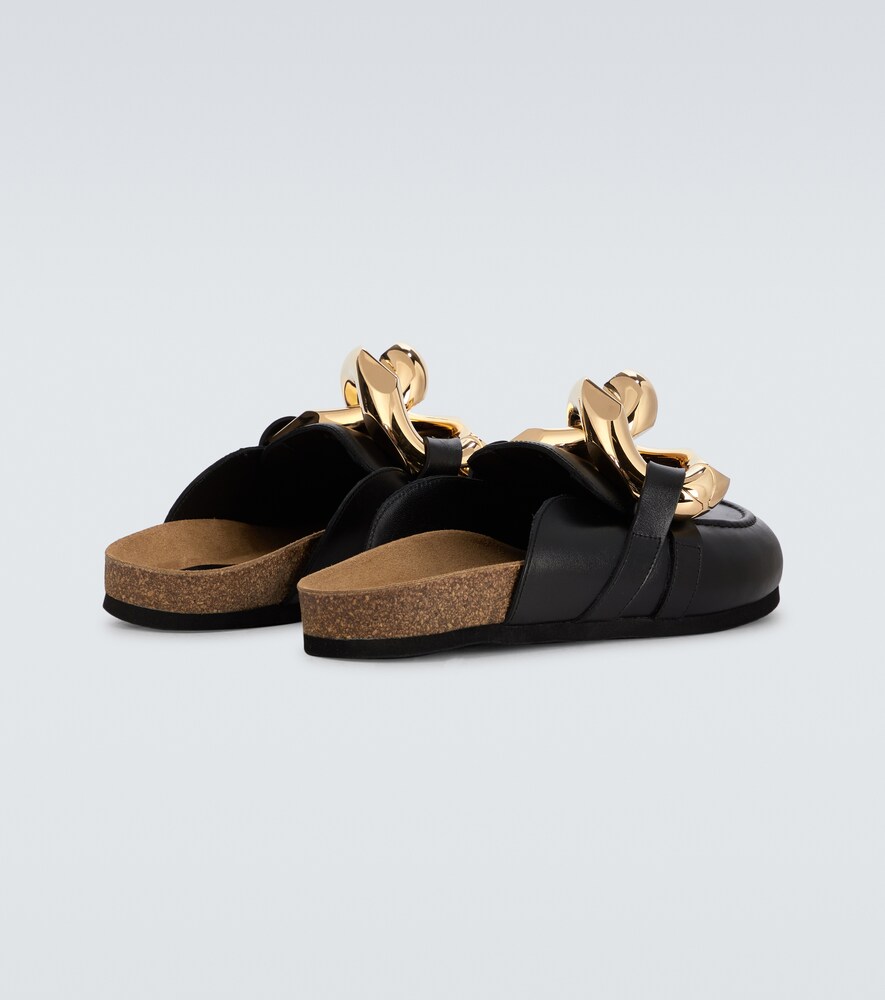 Jw Anderson Curb Chain Mules - Black - 40% Off | Editorialist