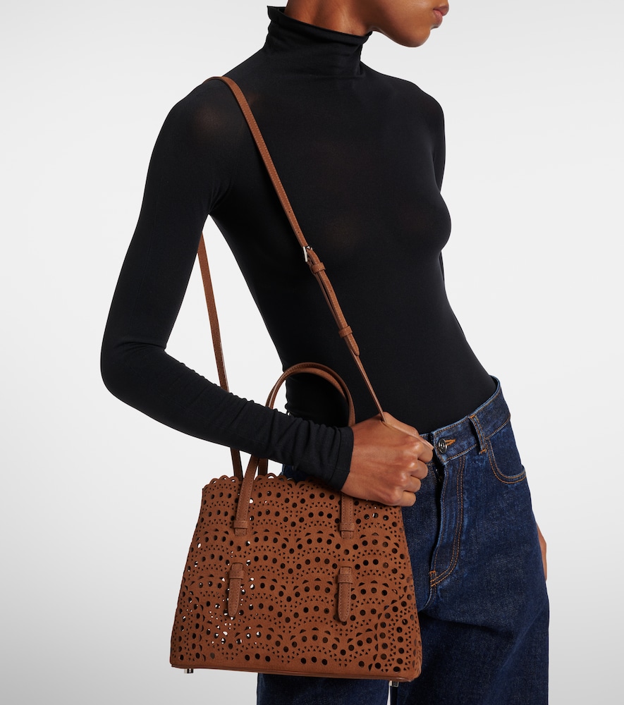 ALAÏA ALAÏA Mina 25 Vienne Wave Leather Top-Handle Bag