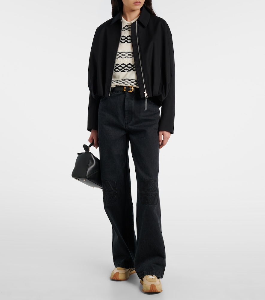 LOEWE Loewe Flow Runner Suede Sneakers in White