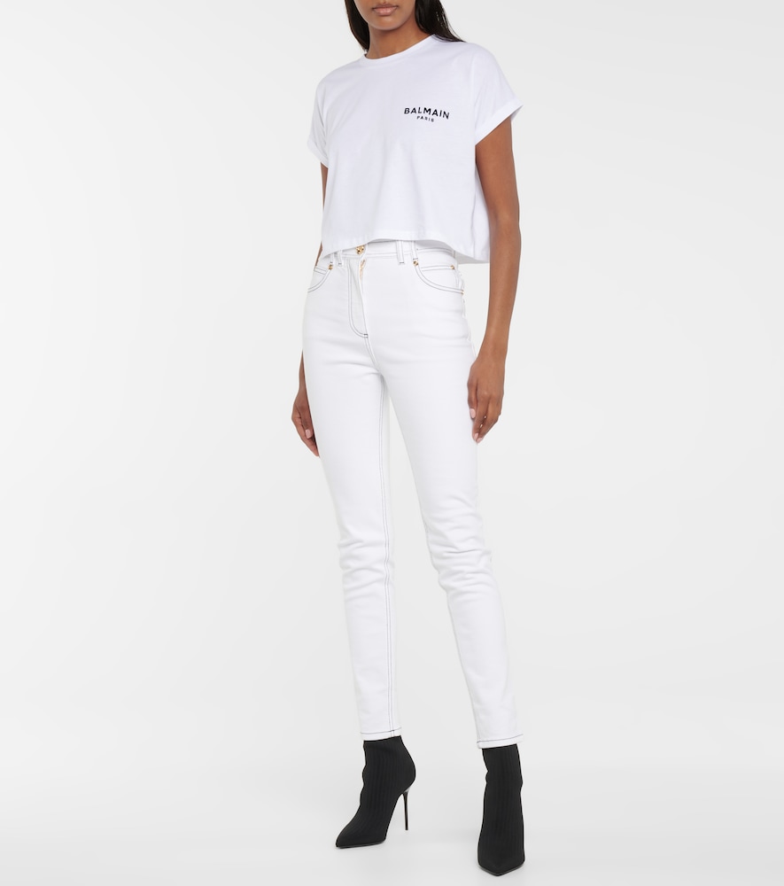 BALMAIN Balmain Logo Cotton T-Shirt