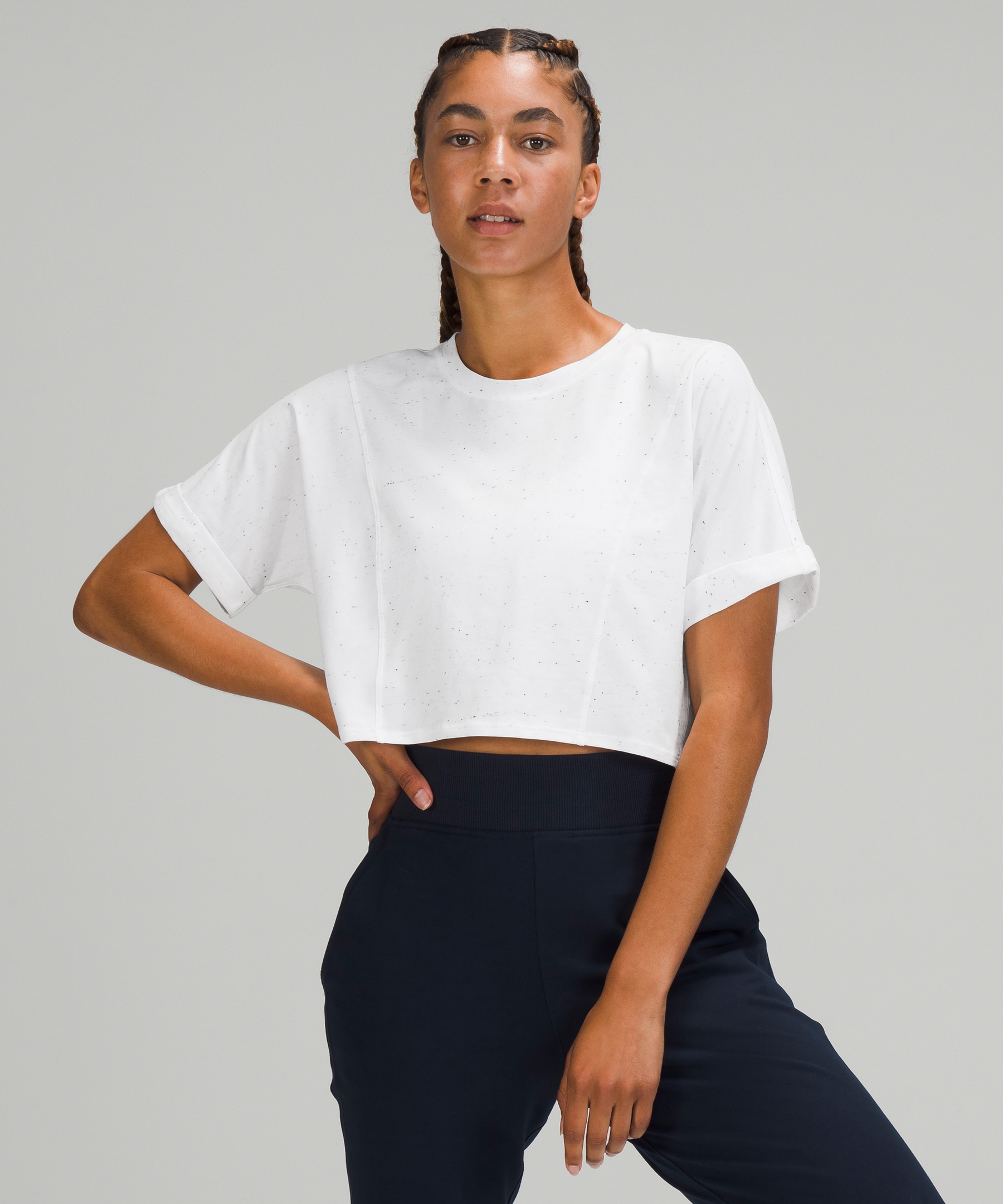 lululemon cropped tee
