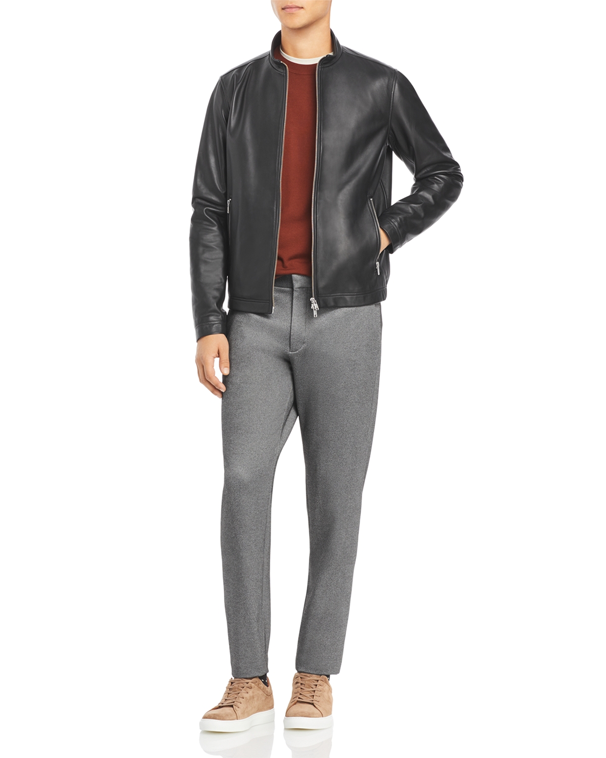 THEORY kelleher morvek Leather Jacket