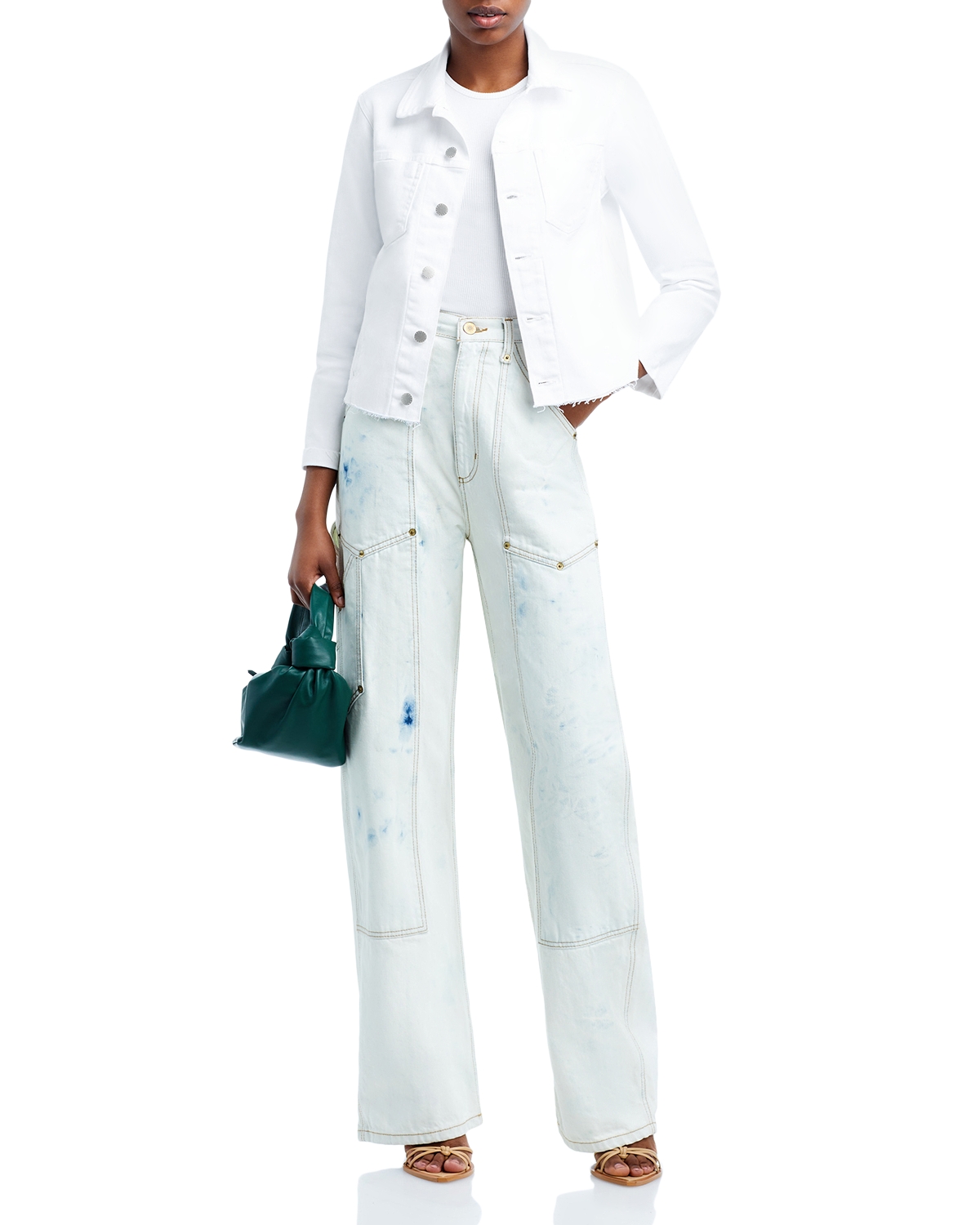 L'AGENCE L'AGENCE Janelle Slim-Fit Denim Jacket