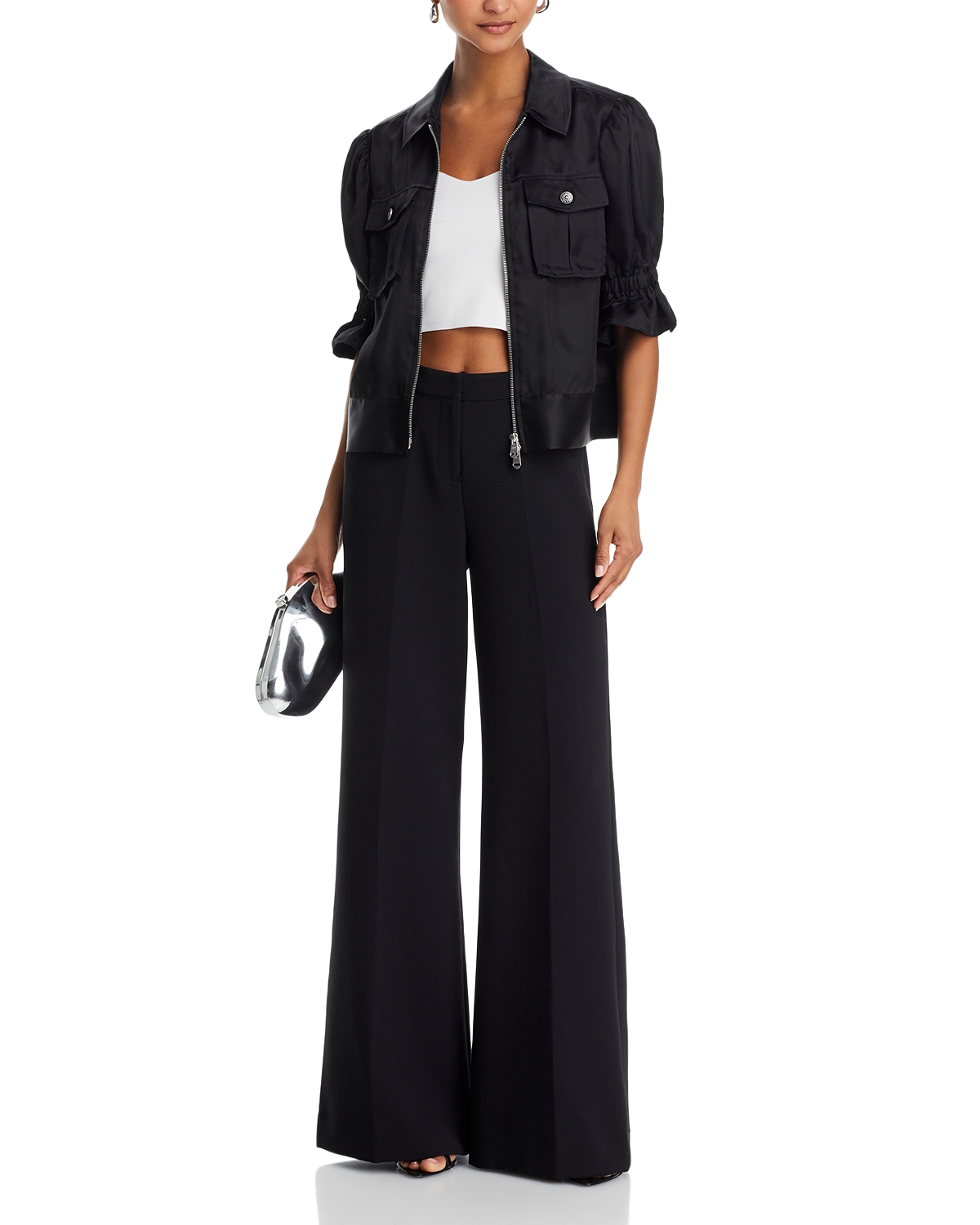 CINQ À SEPT Cinq A Sept holly cropped jacket