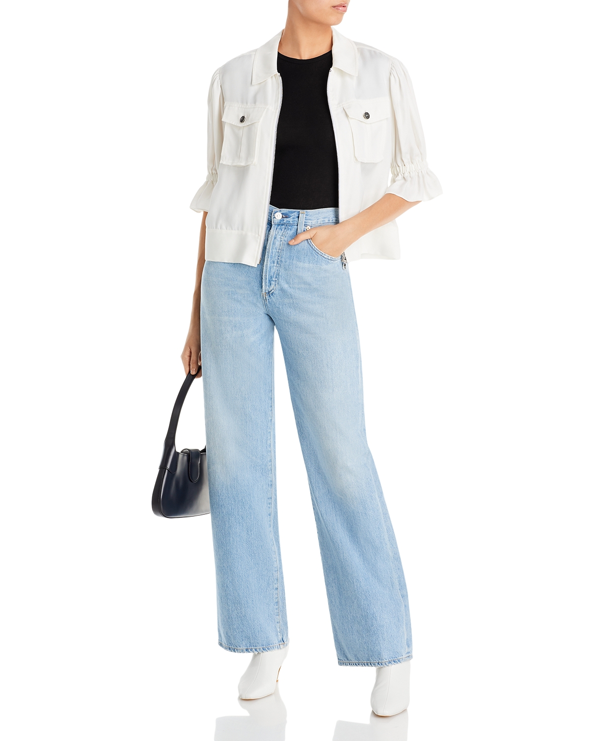 CINQ À SEPT Cinq A Sept holly cropped jacket