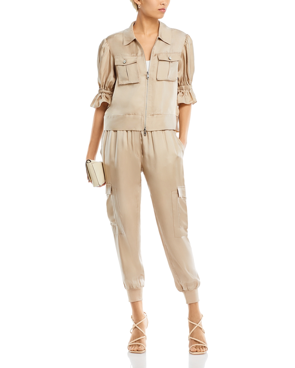 CINQ À SEPT Cinq A Sept holly cropped jacket