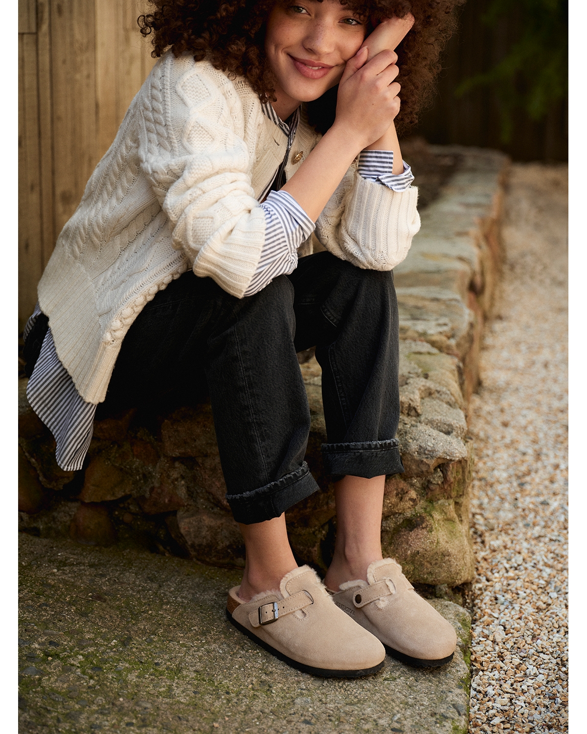 BIRKENSTOCK Birkenstock Boston Shearling Clogs