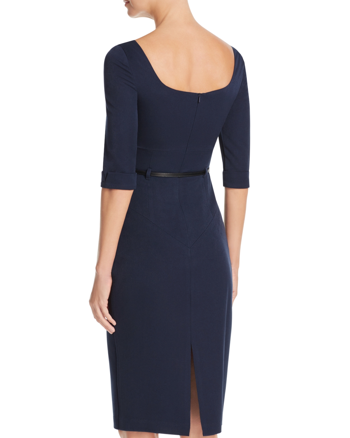 Celia B Halo Dresses Black Halo Women's Jackie O Three-Quarter Sleeve Dress Eclipse Size Celia B Halo Dresses Black Halo Women's Jackie O Three-Quarter Sleeve Dress Eclipse Size
