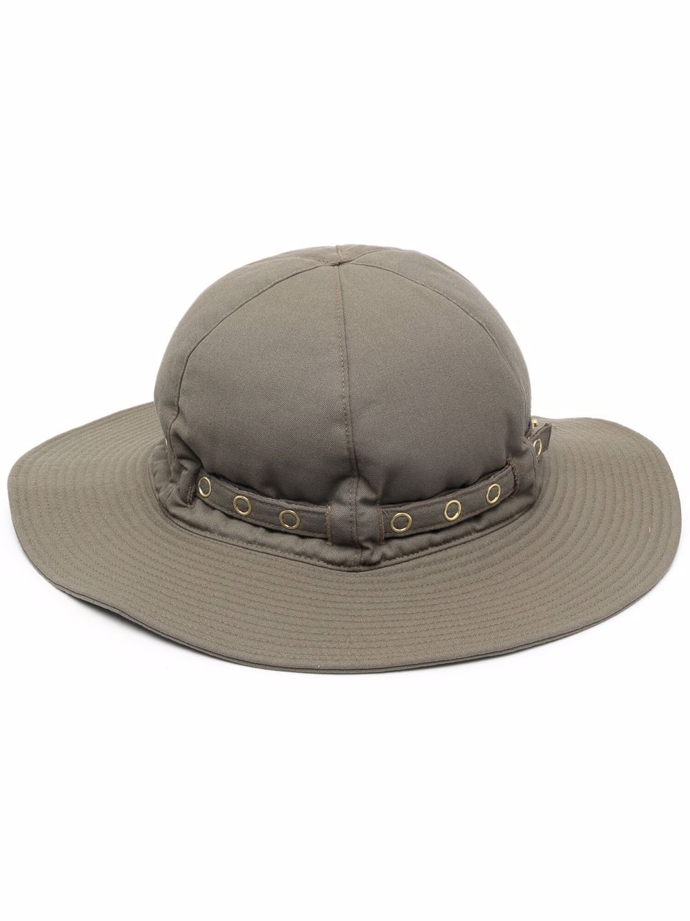 Sacai Suiting Metro Bucket Hat In Green - 40% Off | Editorialist