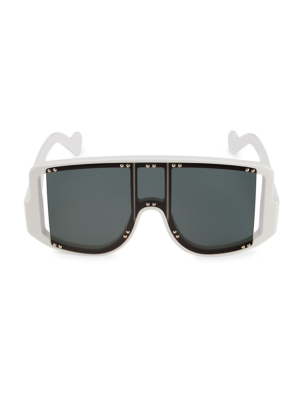 Fenty Beauty Blockt Ii Mask Shield Sunglasses In White 30% Off