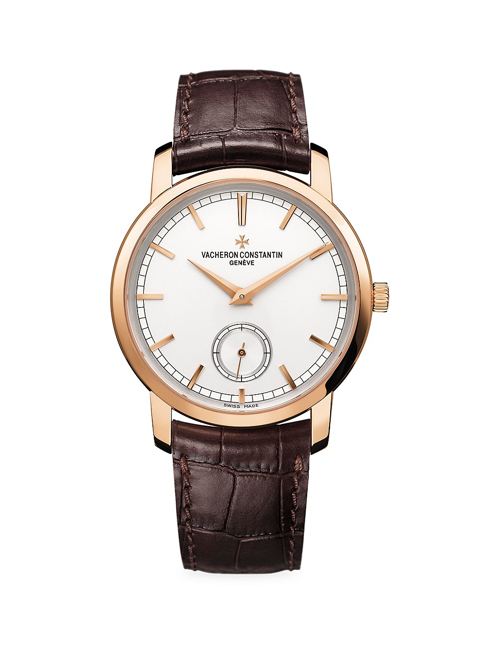 VACHERON CONSTANTIN Traditionnelle 18k 5n Rose Gold & Strap Watch ...