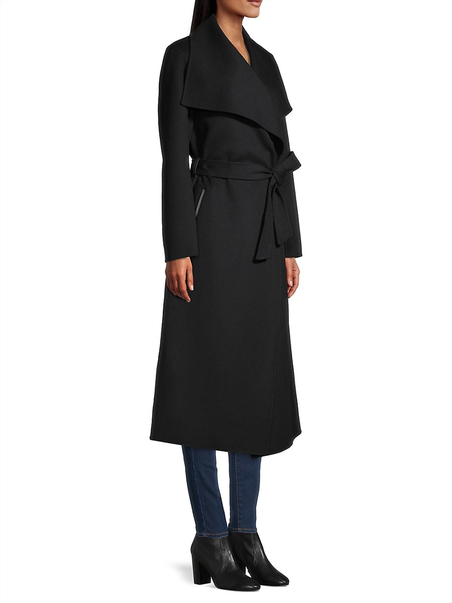 mackage belted wool coat