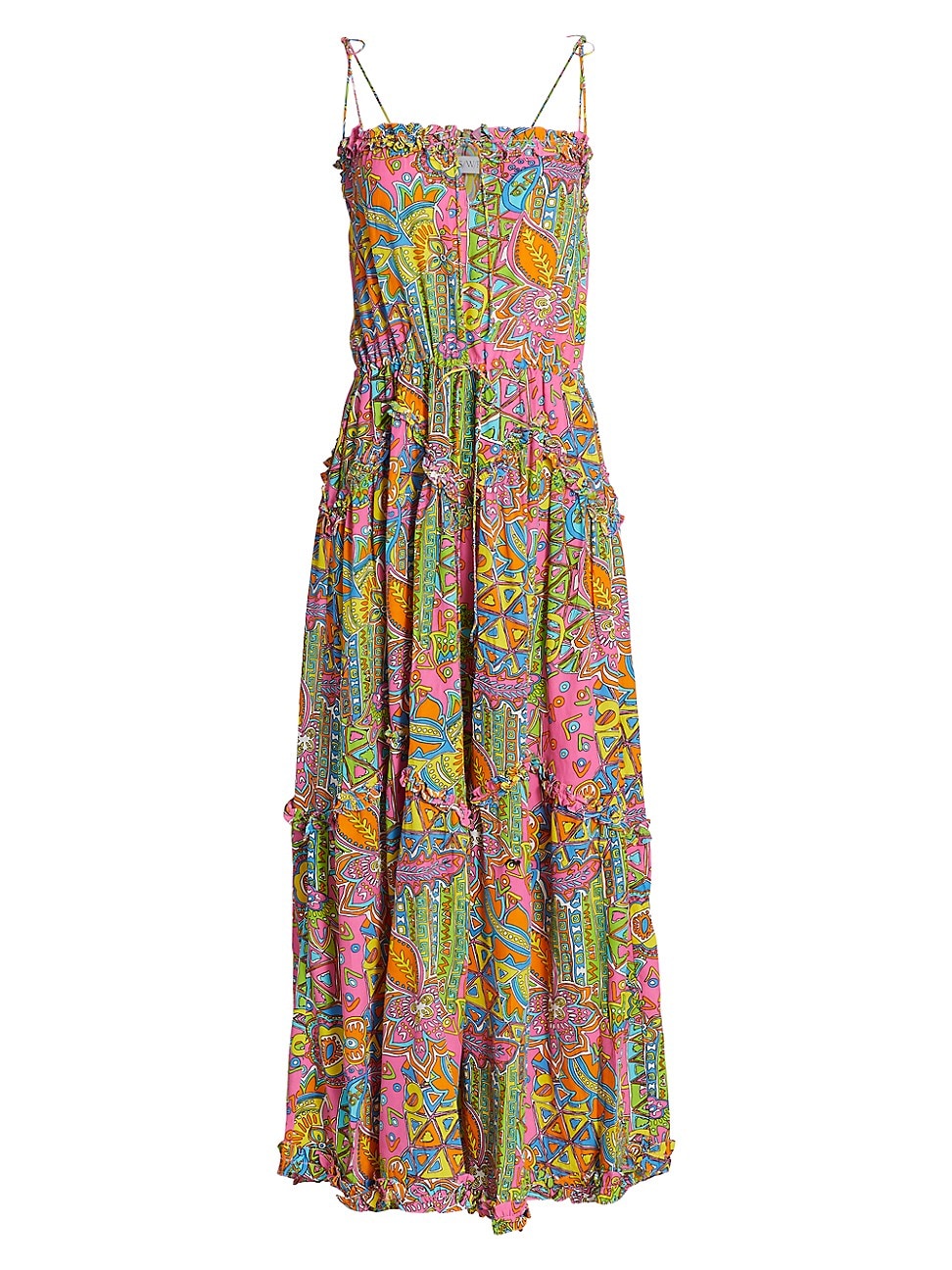 chinese dress ladies Show Me Your Mumu Hacienda Maxi Dress in Mama Blues