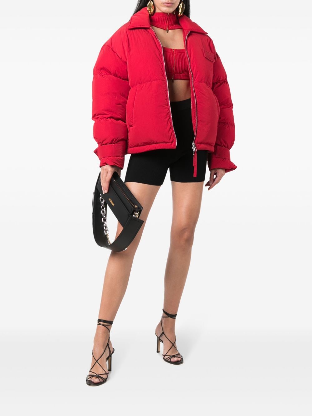 JACQUEMUS Jacquemus Le Short Arancia Biker Shorts