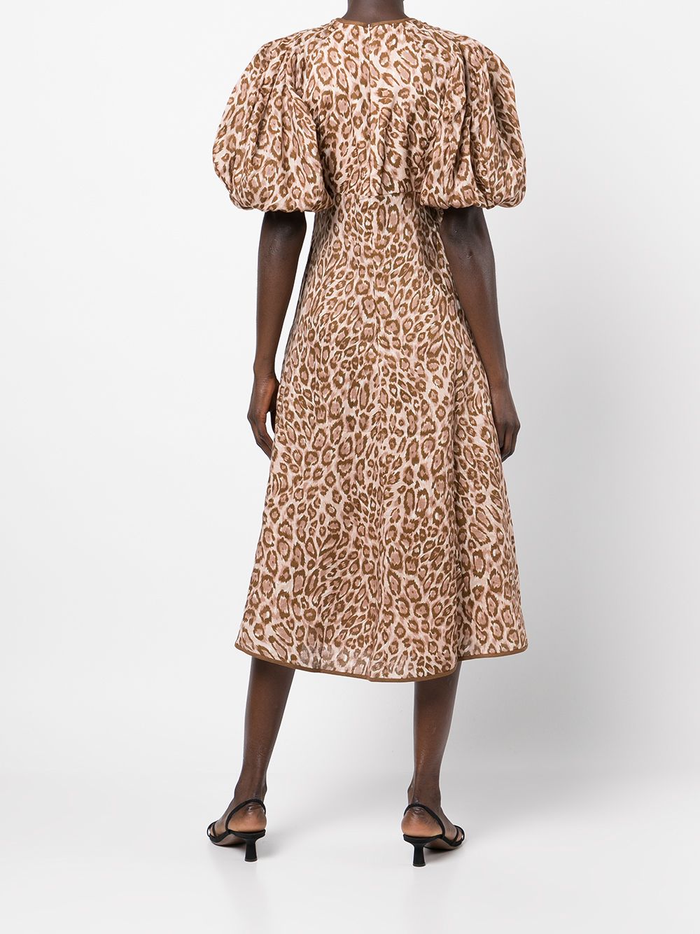 knee length dresses for ladies Zimmermann - Chintz Wrap Midi Dress (Size 12)  Goldie's